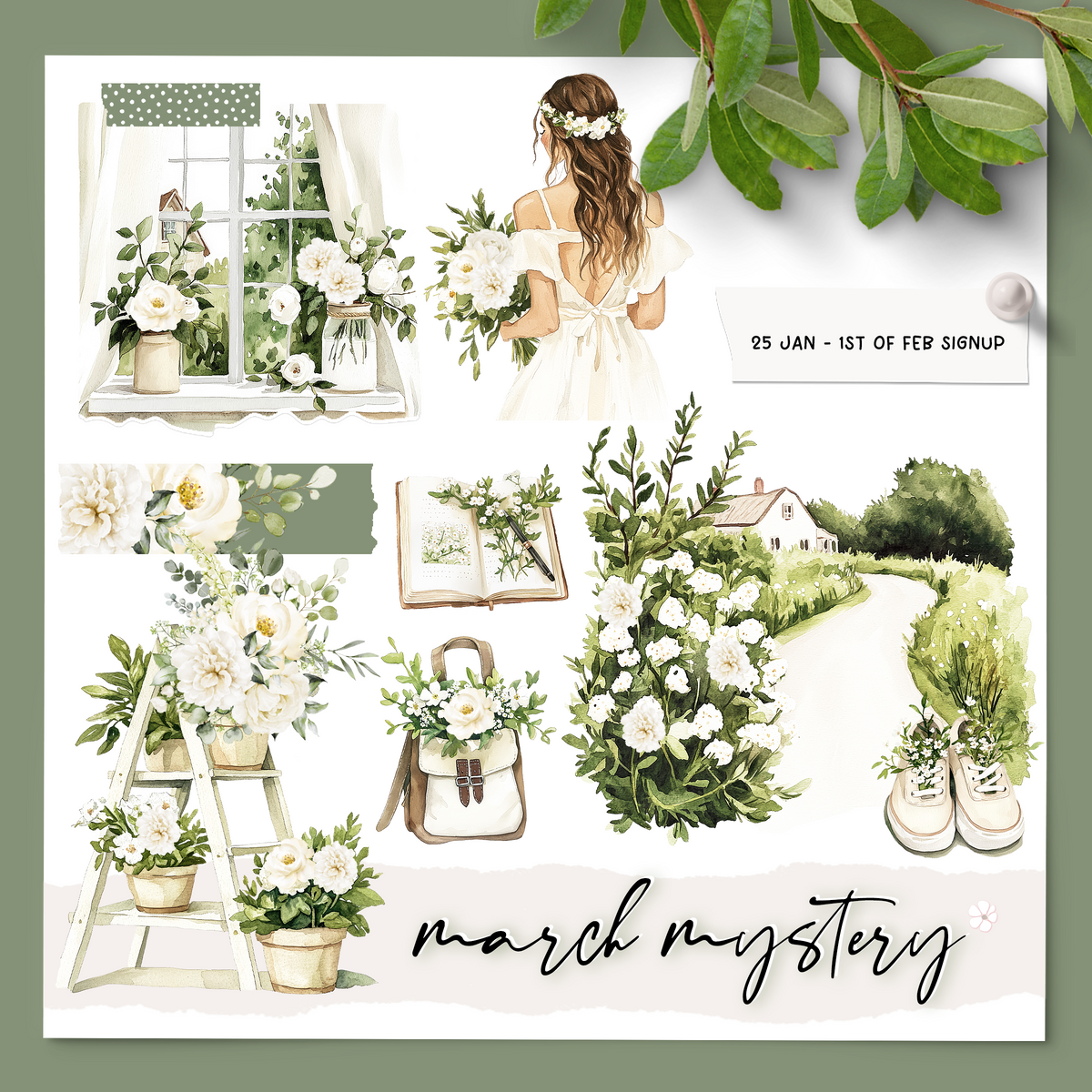 March Mystery - One-time purchase – LittleBloomPaperie