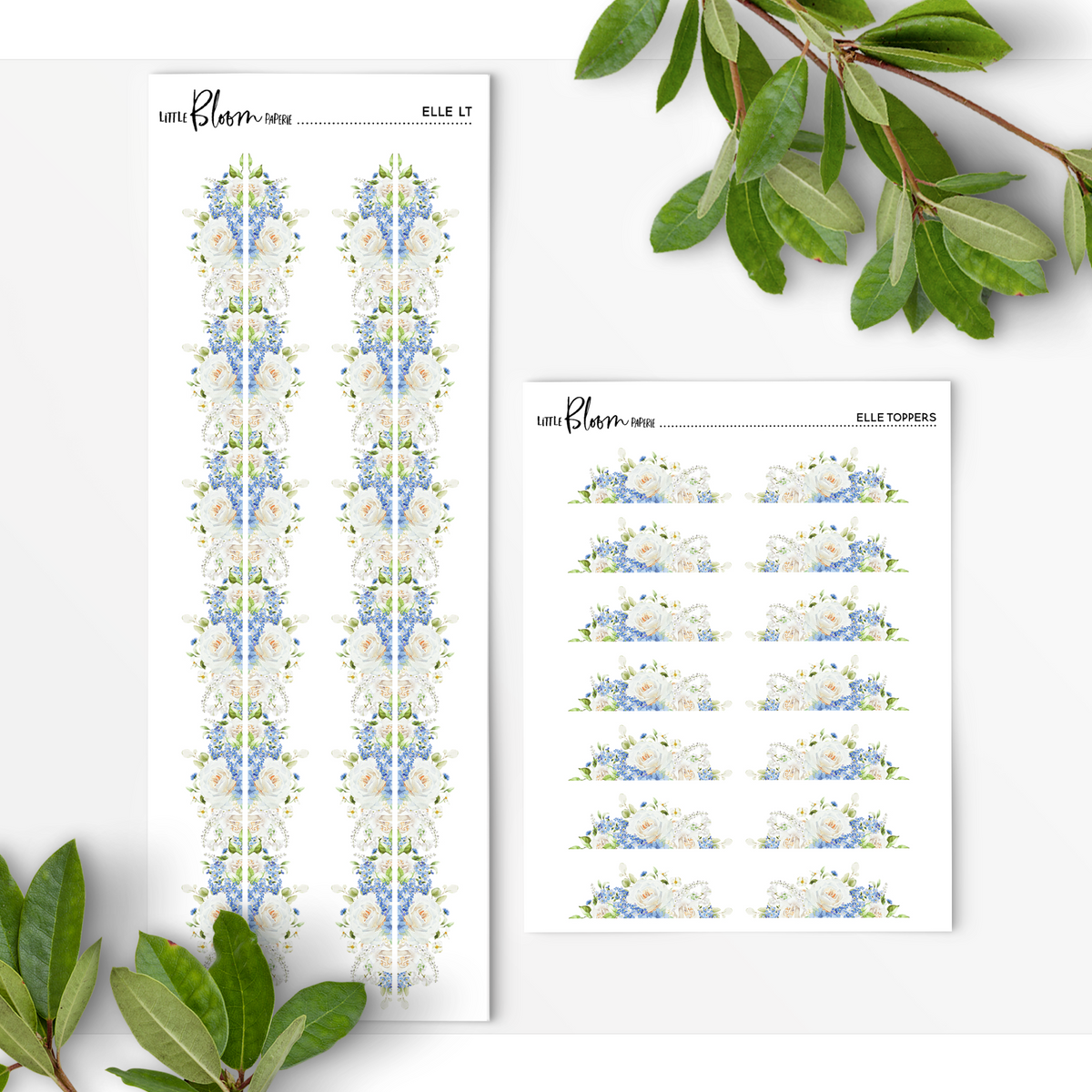 Elle Floral Toppers/Trims – LittleBloomPaperie
