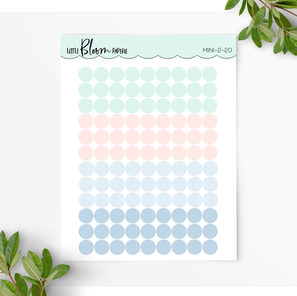 Single checklist dots – LittleBloomPaperie
