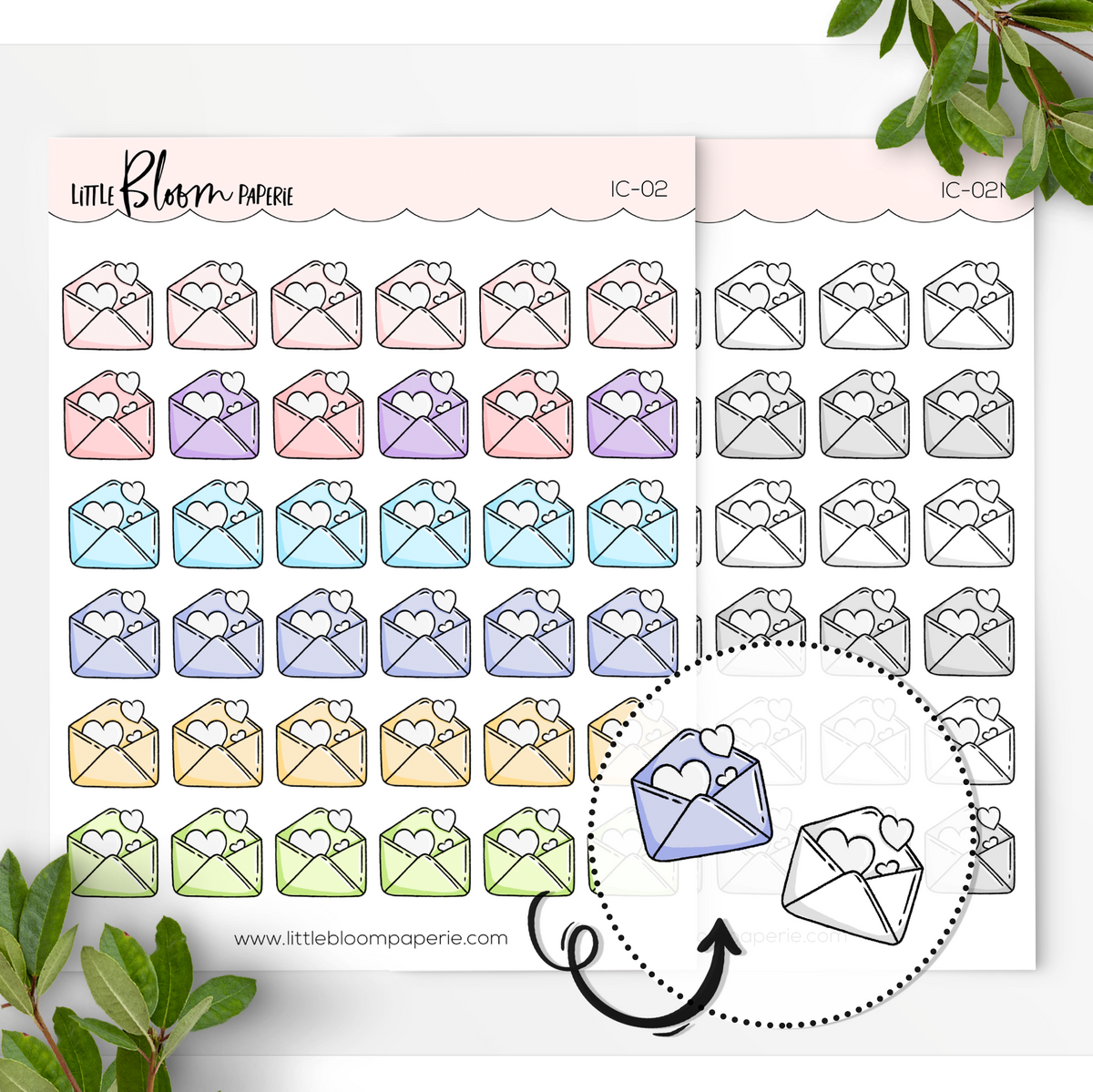Happy Mail | Doodle Icons – LittleBloomPaperie