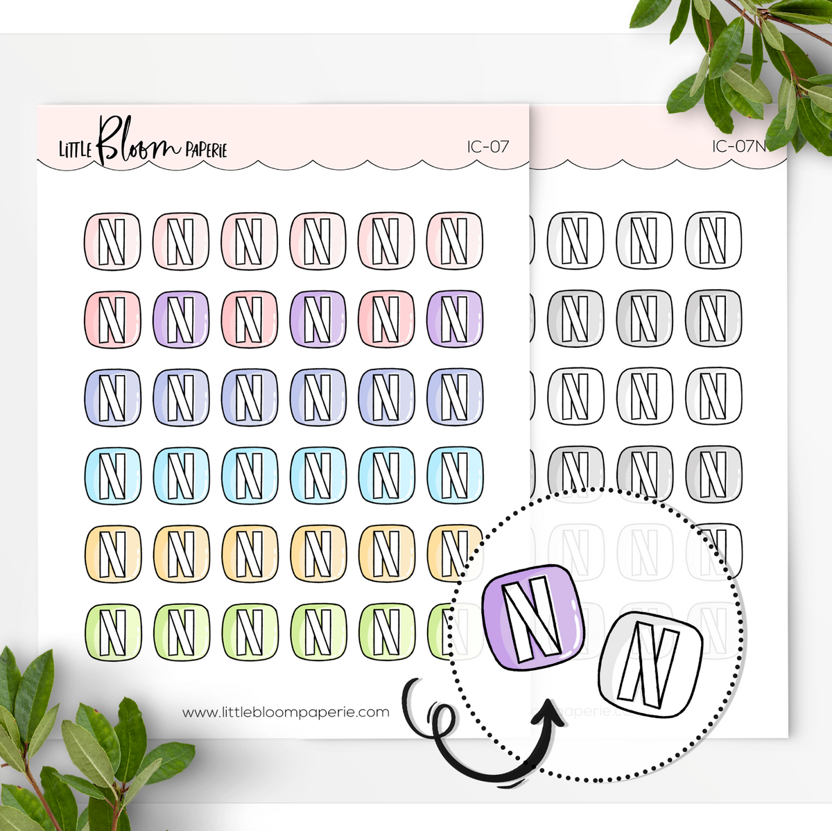 NF | Doodle Icons – LittleBloomPaperie